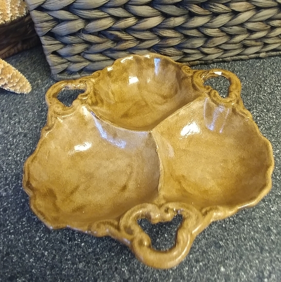 Accents | Vintage 3 Section Tray Brown | Poshmark